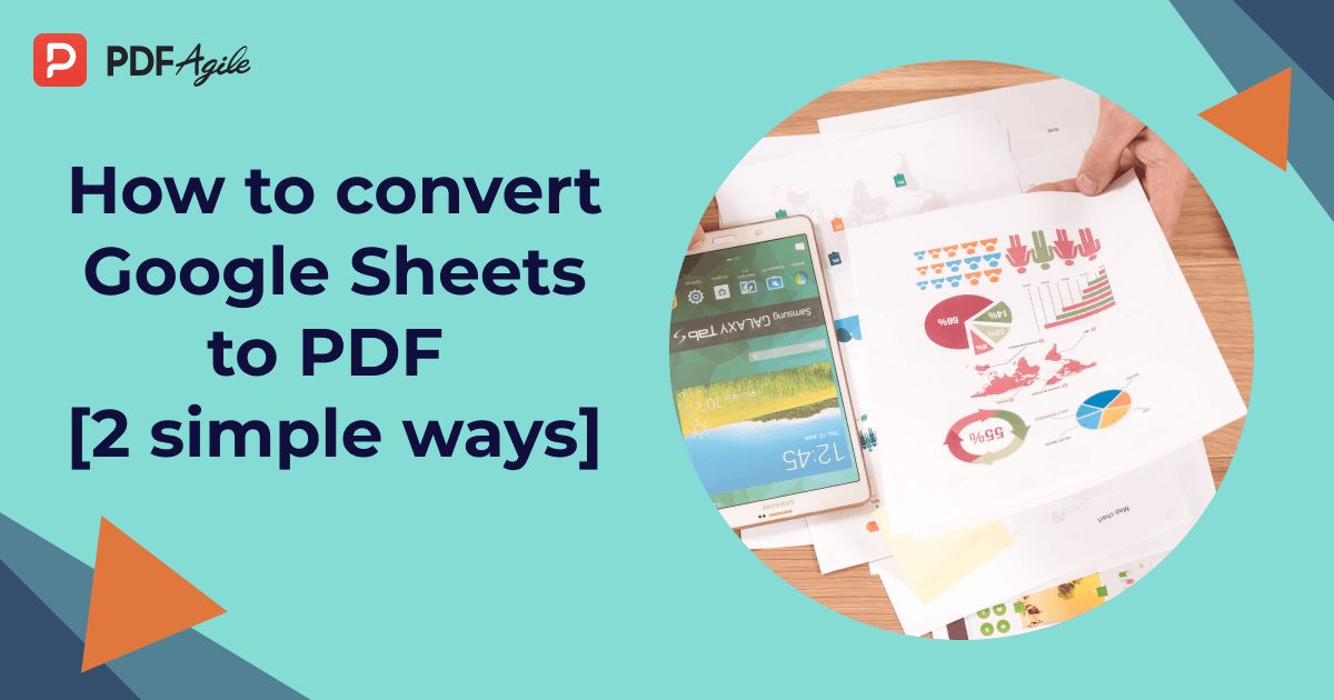 How To Convert Google Sheets To PDF 2 Simple Ways PDF Agile