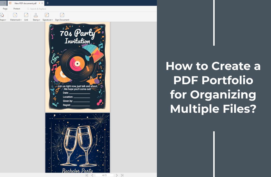 How To Create A PDF Portfolio For Organizing Multiple Files PDF Agile