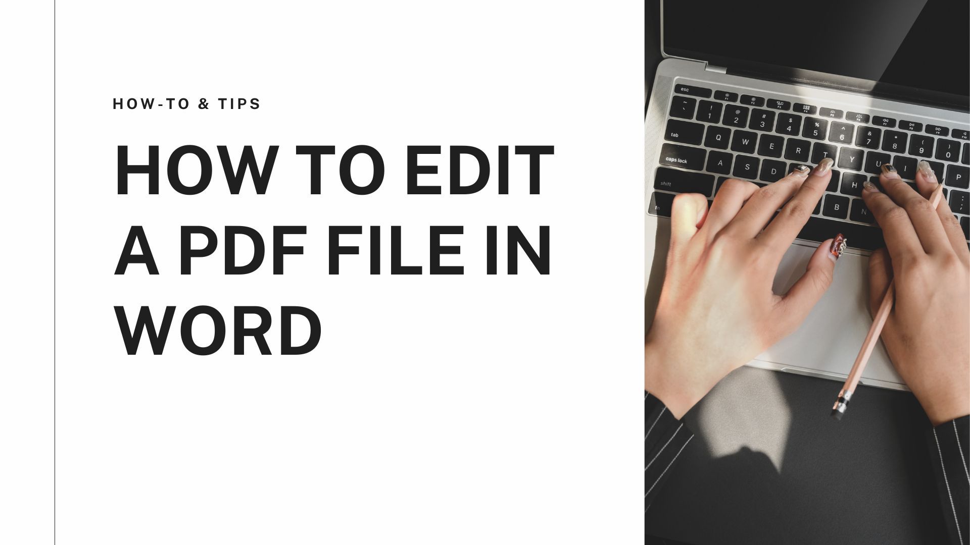 How To Edit A PDF File In Word PDF Agile