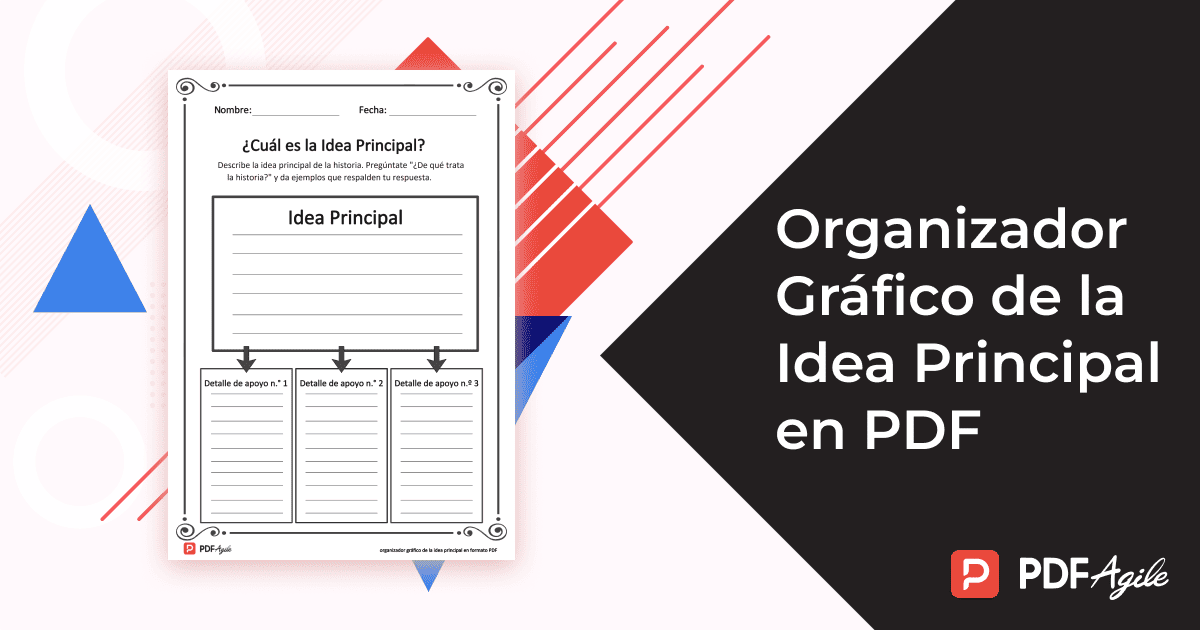 Organizador Gráfico de la Idea Principal en PDF | PDF Agile