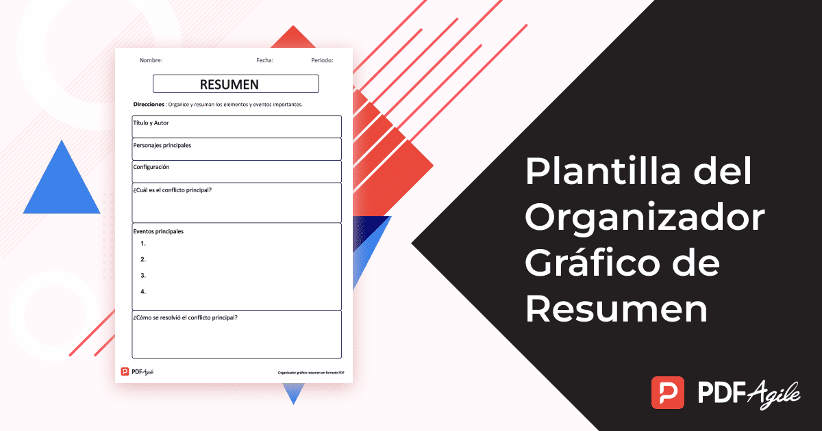 Plantilla Imprimible del Organizador Gráfico de Resumen | PDF Agile