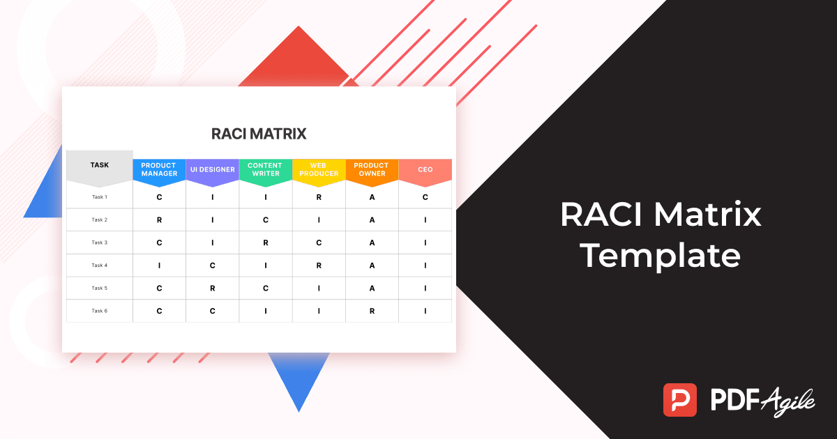 RACI Matrix Template | Free Download | PDF Agile