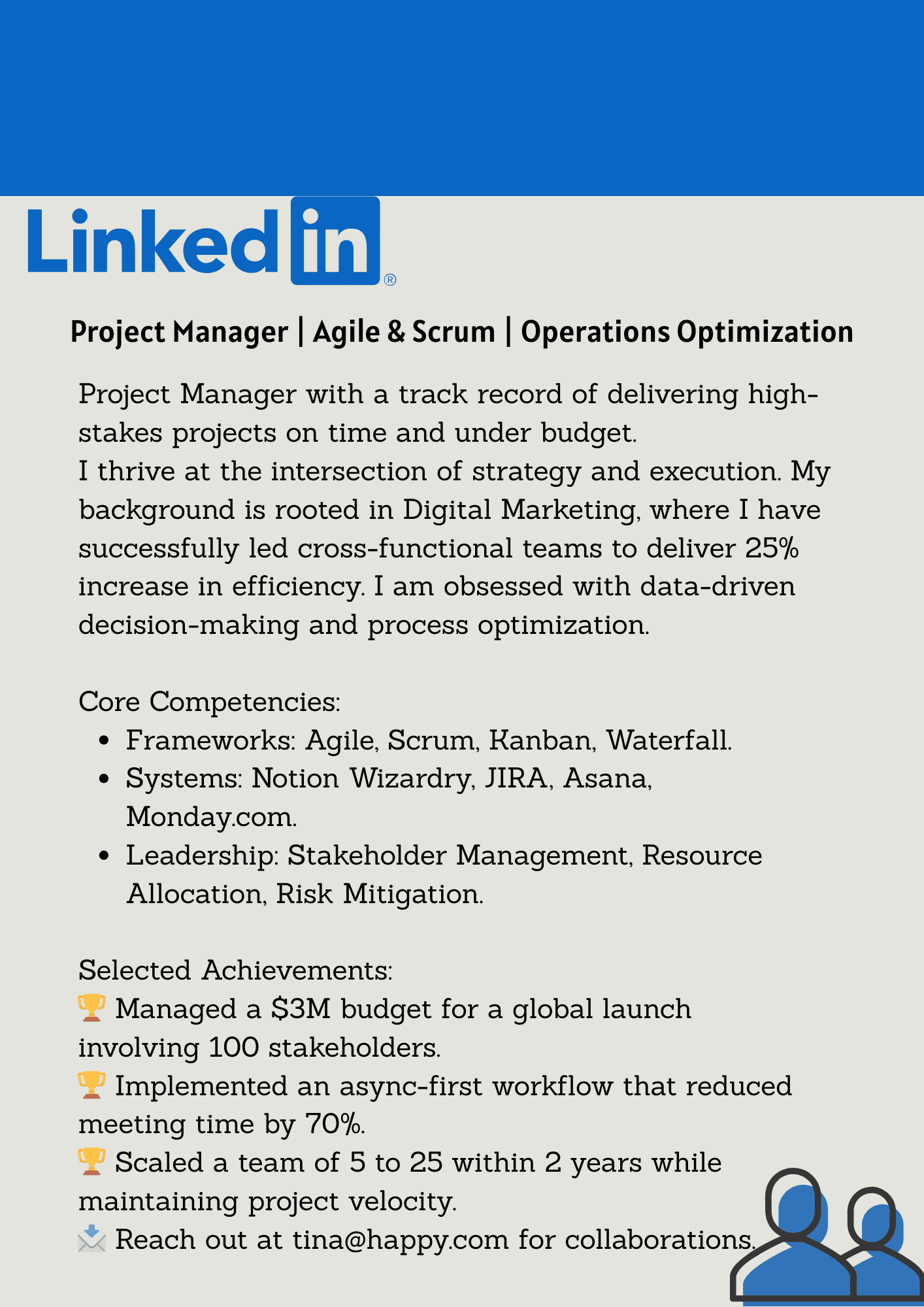 LinkedIn Sample Summary and Bio Examples | PDFAgile