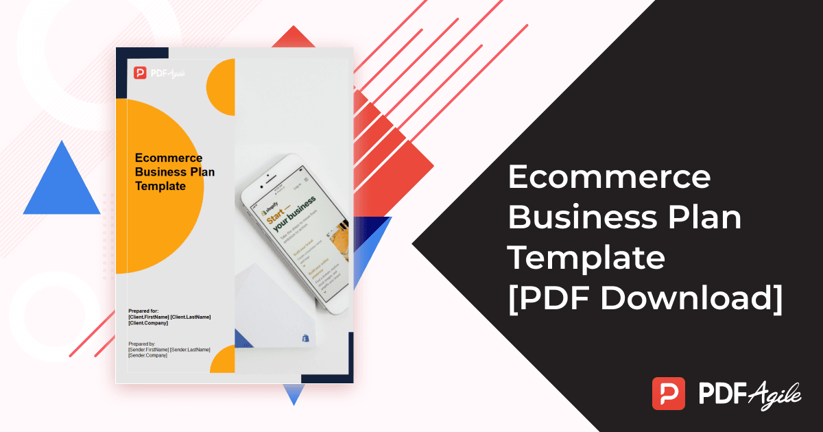E Commerce Business Plan PDF Template PDF Agile E Commerce Business Plan PDF Template PDF Agile