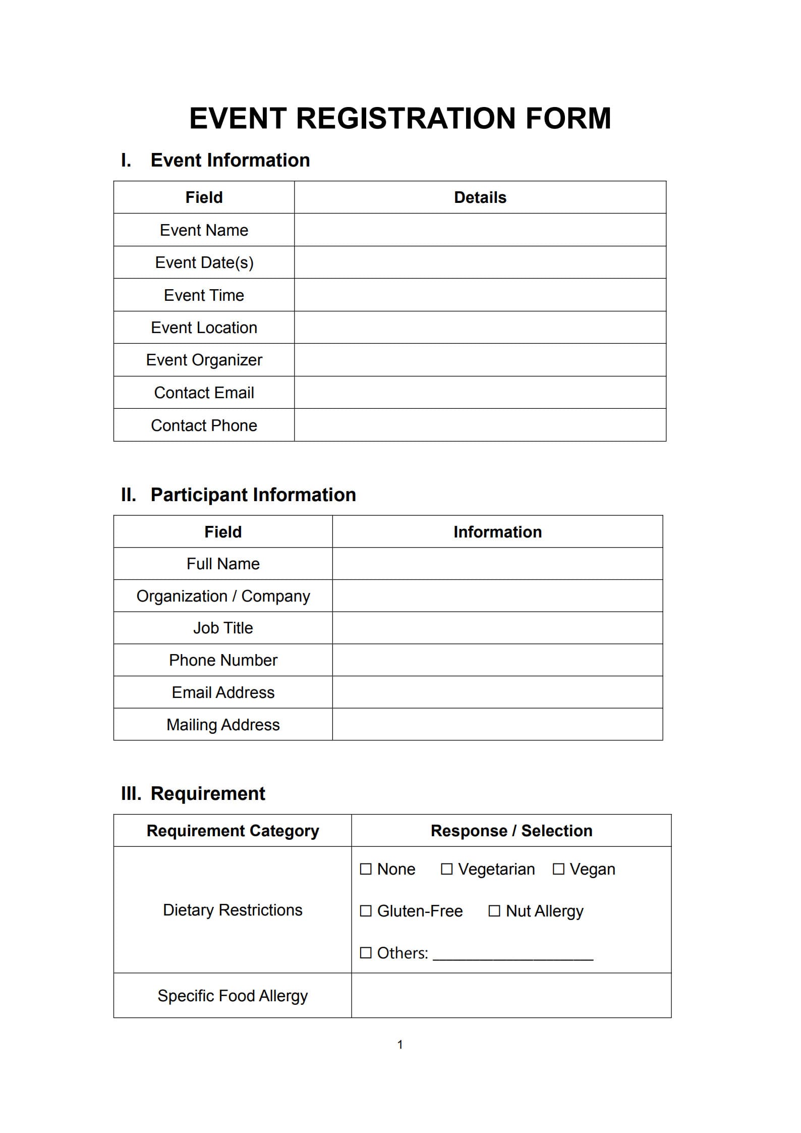 Event Registration Form Printable Editable PDF Agile Event Registration Form Printable Editable PDF Agile