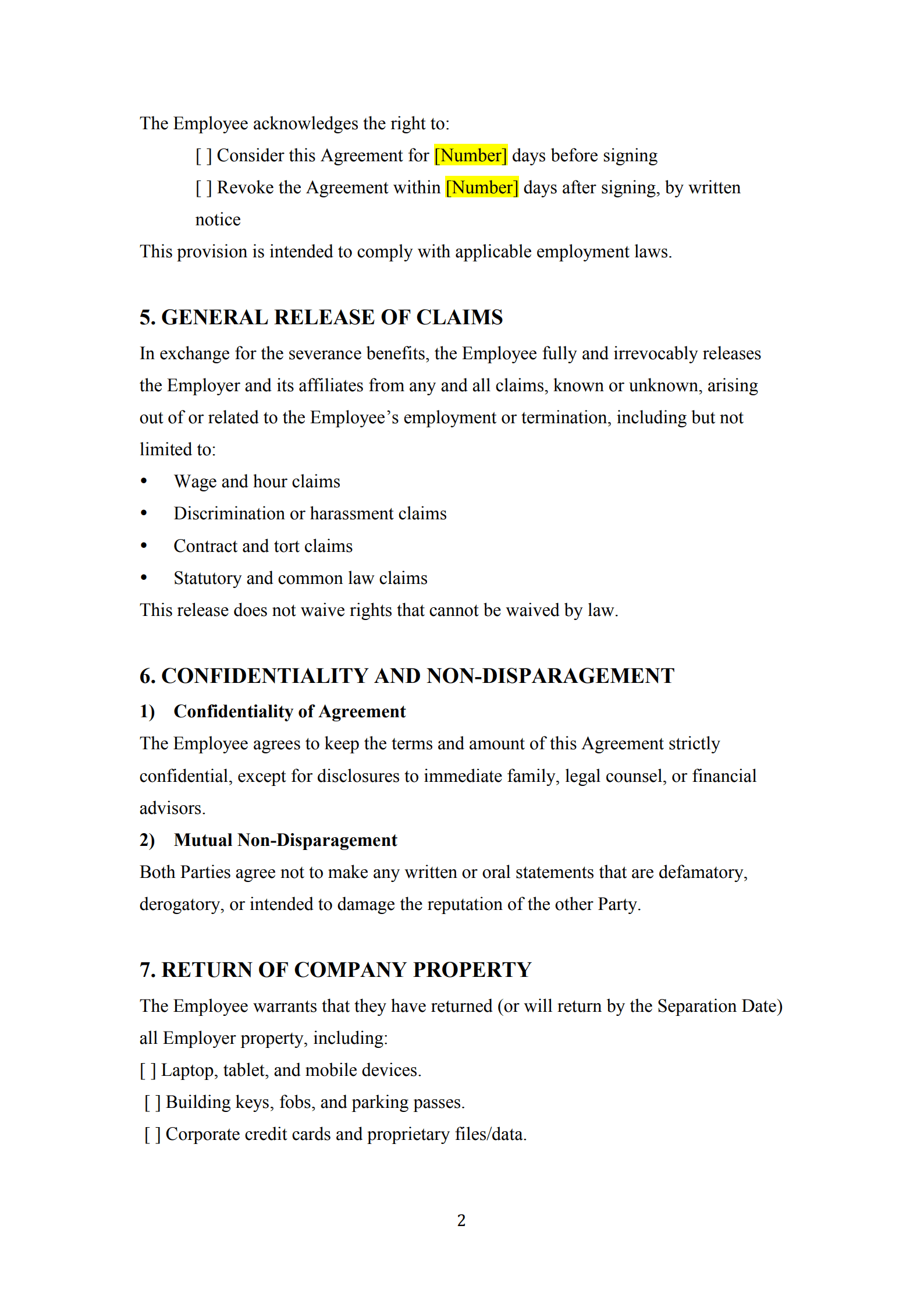 Create Severance Pay Agreement in Minutes | PDF Agile